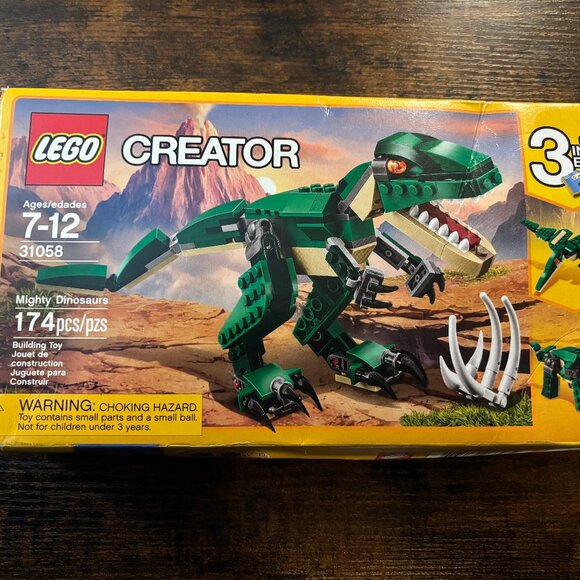 Lego | Toys | New Lego Creator 358 3 In 1 Mighty Dinosaurs T Rex ...